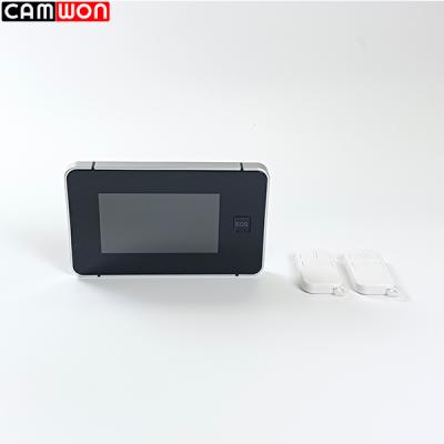 China GSM 4G Tuya Smart Alarm 4.3 Inch Touch Screen SOS Alarm System for sale