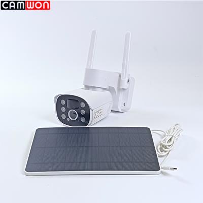 China Tuya Smart Wifi Outdoor Camera 2.4GHz Intelligent Solar Energy PTZ Camera 2MP for sale