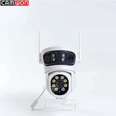 China 6MP Home WiFi Camera Two Way Voice Three Screen Camera Wireless for sale