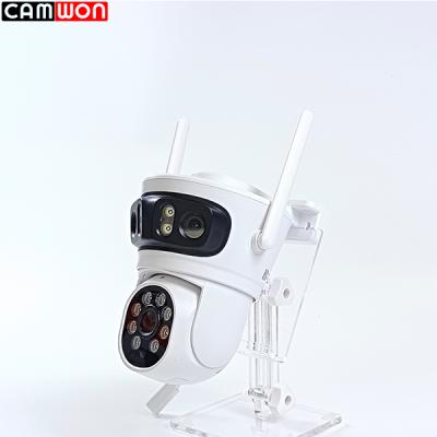 China 5V 3 Lens Security Camera OEM ODM WiFi IP PTZ Camera Tuya Alarm System for sale