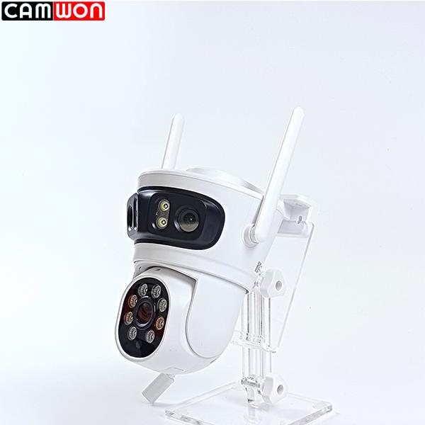 Quality 5V 3 Lens Security Camera OEM ODM WiFi IP PTZ Camera Tuya Alarm System for sale