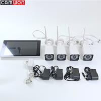 China Tuya 4CH 3MP Wireless NVR Security Camera System with Touchscreen LCD Outdoor IP66 for sale