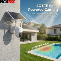 Quality Smart AOV Solar Camera 4G Sim Card Solar Security Camera Outdoor for sale