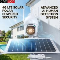 Quality 4G AOV Solar Camera Night Vision Humanoid Tracking Camera 3MP With Solar Panel for sale