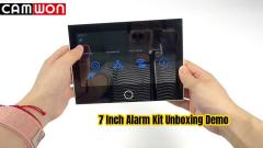 Unboxing 7 Inch Security Console and Walkthrough of App Pairing Steps