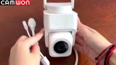 Tuya Wi-Fi Outdoor Security Camera Ports and Rotation Guide