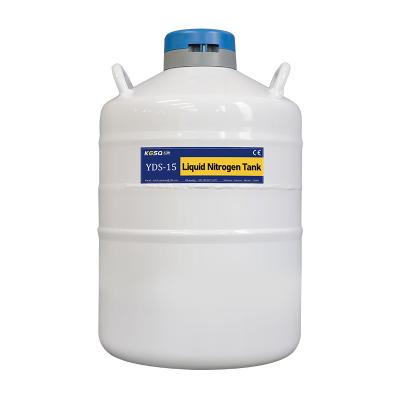China Brazil YDS-15 semen cryopreservation KGSQ liquid nitrogen tank for sale