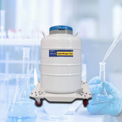 China Bulgaria KGSQ five-wheeled cart Liquid nitrogen tank wheeled cart for sale