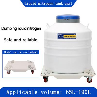 China Democratic Republic of the Congo-Liquid Nitrogen Trolley-dewar flask liquid nitrogen container for sale