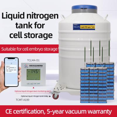China Macedonia-liquid nitrogen sample storage-dewar trolley for sale
