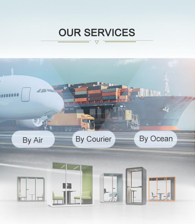 Office Pod packaging for shipping