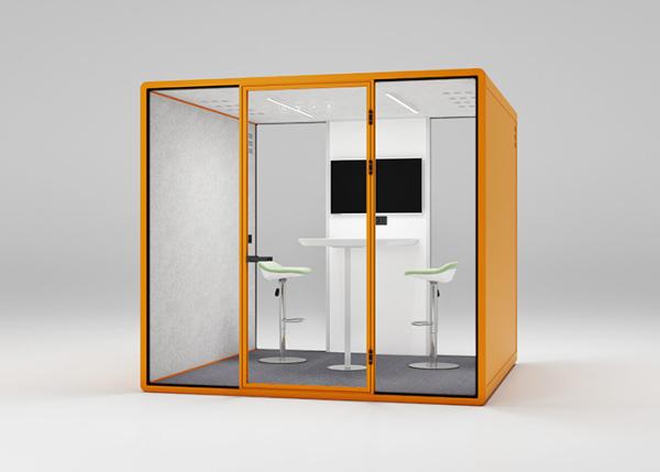 Acoustic Private Meeting Pods Commercial Building Office Soundproof Pods