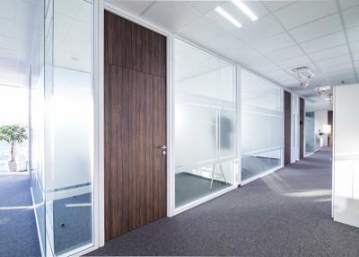 China High Security Glass Partition Wall System Double-layer Design for sale
