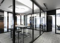 China Maximize space utilization partition wall glass with frame customized size for sale