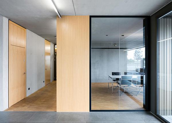 Durable partition optional color with wood grain Solid partition 108mm thickness frame