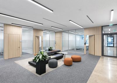 China Glawall's PDLC Smart Dimming Glass Partition Wall Polymer Dispersed Liquid Crystal for sale