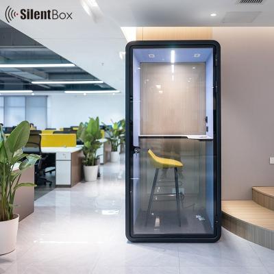 China Adjustable Modular Silent Booth with 30+--5db Noise Reduction Coefficient for Private Meetings and Office Pods for sale