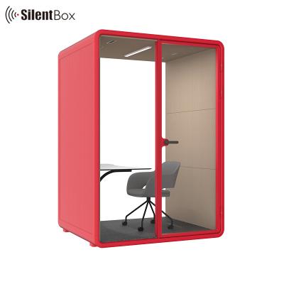 China Flexible Customizable Mobile Meeting Pod Phone Booth Soundproof Modern Office Solution for sale