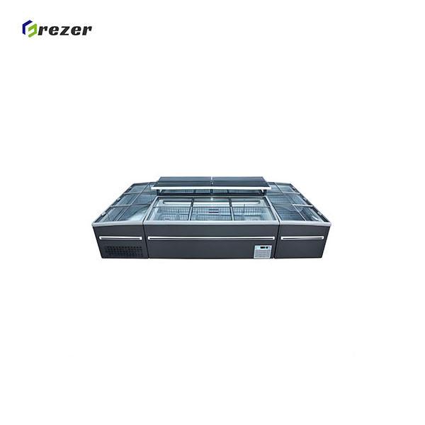 Quality Anti Fog Meat Display Chiller 110V 220V 240V Supermarket Display Fridge For Pork for sale
