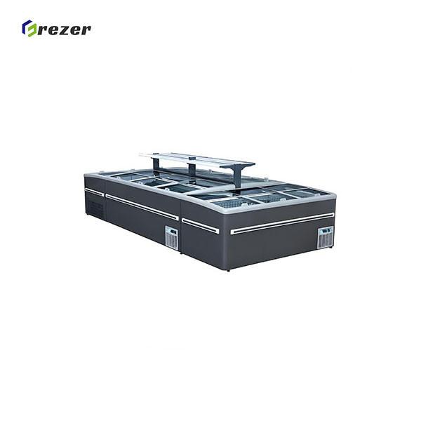 Quality Anti Fog Meat Display Chiller 110V 220V 240V Supermarket Display Fridge For Pork for sale