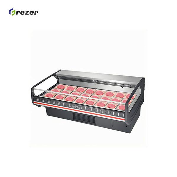 Quality Horizontal Supermarket Display Freezer R290 Butcher Display Fridges for sale