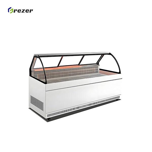 Quality Small Deli Refrigerated Display Case Commercial Deli Display Fridges 450W 900W for sale