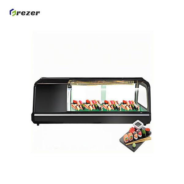 Quality 2.1M / 2.5M Sushi Display Fridge Durable Sushi Display Chiller for sale