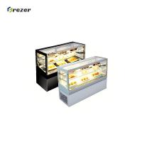 Quality Supermarket Cake Cooler Fridge 220V Dessert Display Refrigerator 450L for sale
