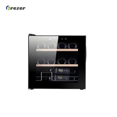 China Stand Up Hotel Mini Bars Commercial Mini Wine Fridges 220V With Glass Door for sale