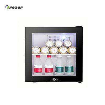 China 375MM Hotel Mini Bars Stand Up Mini Beverage Fridge 220V For Drinks for sale