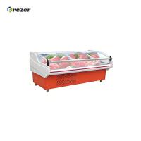 Quality Customized Meat Display Freezer 220V Chicken Display Freezer For Supermarket for sale