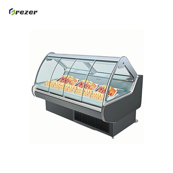 Quality 900W Deli Display Freezer Auto Defrost Commercial Deli Fridge 2M For Sausage for sale