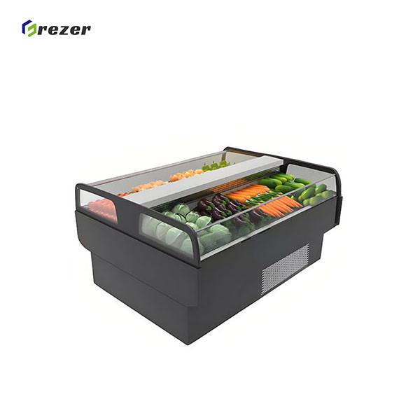 Quality Eco Friendly Vegetable Display Freezer Durable Refrigerated Display Cabinets For for sale