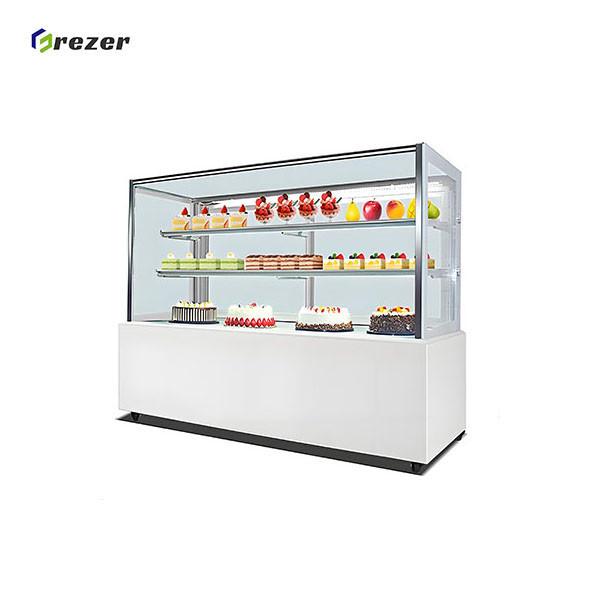 Quality 220V Cake Display Freezer 200L Cake Display Cabinets Customized For Scottish for sale