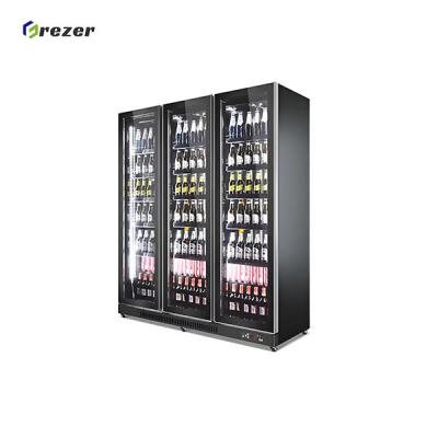 China Vertical Beverage Display Refrigerator 800W Beer Display Refrigerator For Supermarket for sale