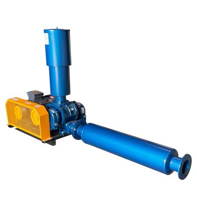 China Horizontal Mounting Type Roots Blower With Electric Motor Power Source Flow Capacity 3179 To 1396 Cubic Meters Per Minute for sale
