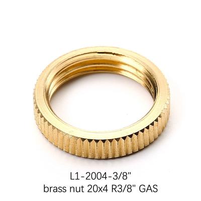 China Precision Engineered Brass Nuts 20x4 With  R3/8'' Thread for sale