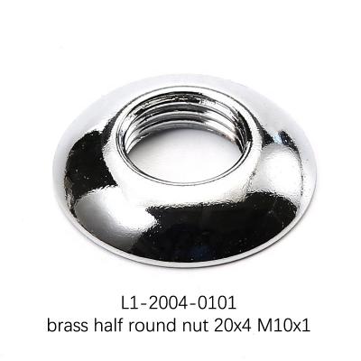 China Half Round Brass Nut And Washer 20x4 M10x1 for sale