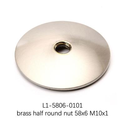 China Half Round Brass Dome Nuts 58x6 M10x1 Decorative Fastening for sale