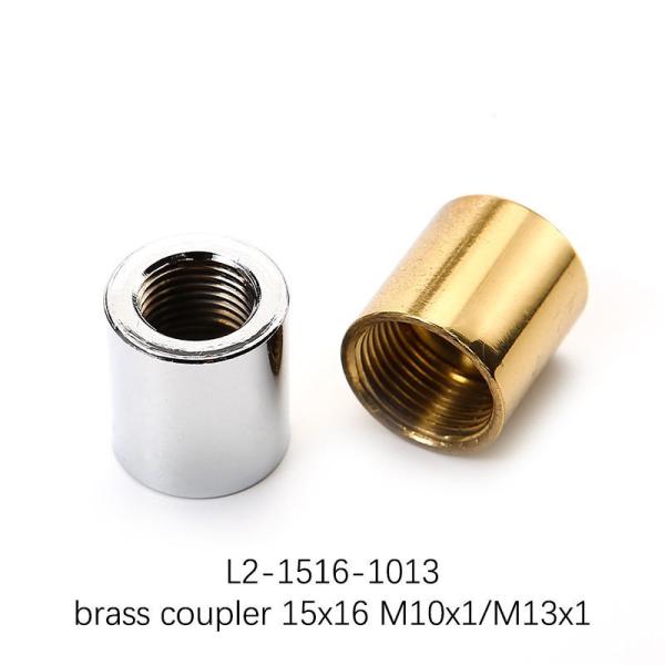 Quality Durable Brass Pipe Coupler 15x16 With M10x1 / M13x1 Threads for sale