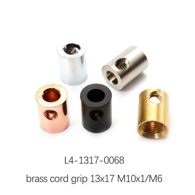 China IP68 Rated Brass Cord Grip With Dual Threaded M10x1 / M6 For Cable Sealing for sale
