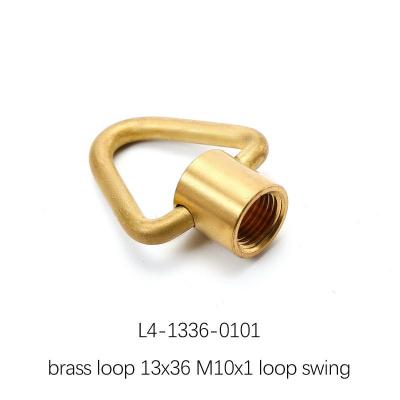 China 13x36mm Brass Loop M10x1 Thread For Corrosion Resistant Lighting Connector for sale