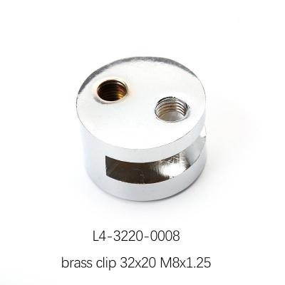 China 32x20 M8x1.25 Brass Grip Connector - Precision Machined & Corrosion Resistant Brass Lighting Fixture Part for sale