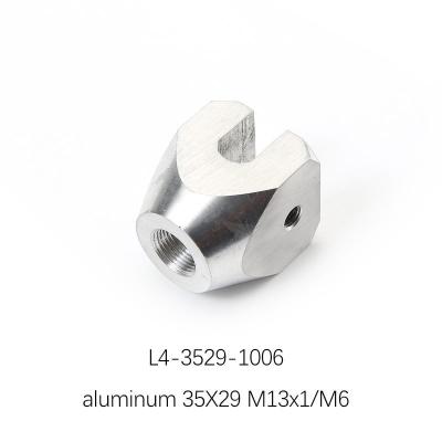 China Precision Aluminum Connector 35x29mm with M13x1/M6 Threads for Corrosion Resistant Lighting Fixtures for sale