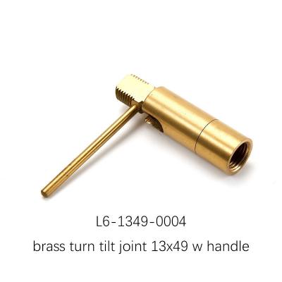 China 13x49 Brass Turn Tilt Joint With Integrated Ergonomic Handle for sale