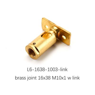 China Precision 16x38 M10x1 Brass Ball Joint Construction With 360 Degree Swivel for sale