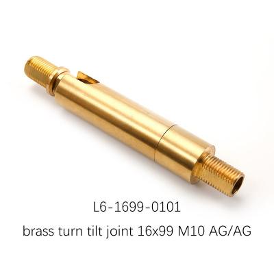 China 16x99 Brass Turn Tilt Joint M10 Anti Gold / Imperial Gold With Dual Axis Adjustment for sale