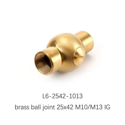 China Corrosion Resistant Brass Ball Joint 25x42 M10/M13 IG with Industrial Grade Finish for Professional Lighting for sale