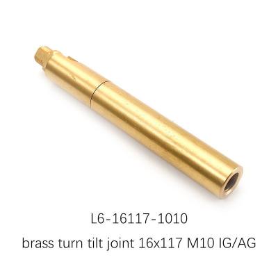 China Brass Turn Tilt Joint 16x117 M10 with Dual-Axis Movement and Corrosion Resistance for Lighting Fixtures for sale