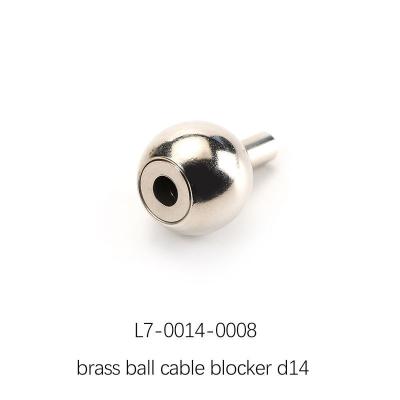 China D14 Solid Brass Cable Blocker For Professional Cable Management In Lighting Systems for sale